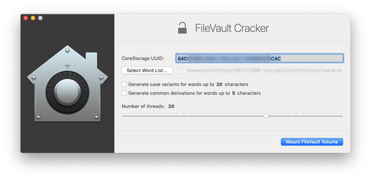 【余談】FileVault2で暗号化されたディスクを開く方法